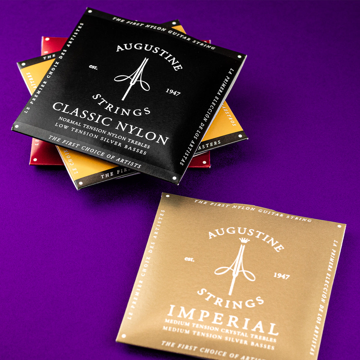 Shop Augustine Regal And Imperial Classical Guitar Strings - Strings Direct