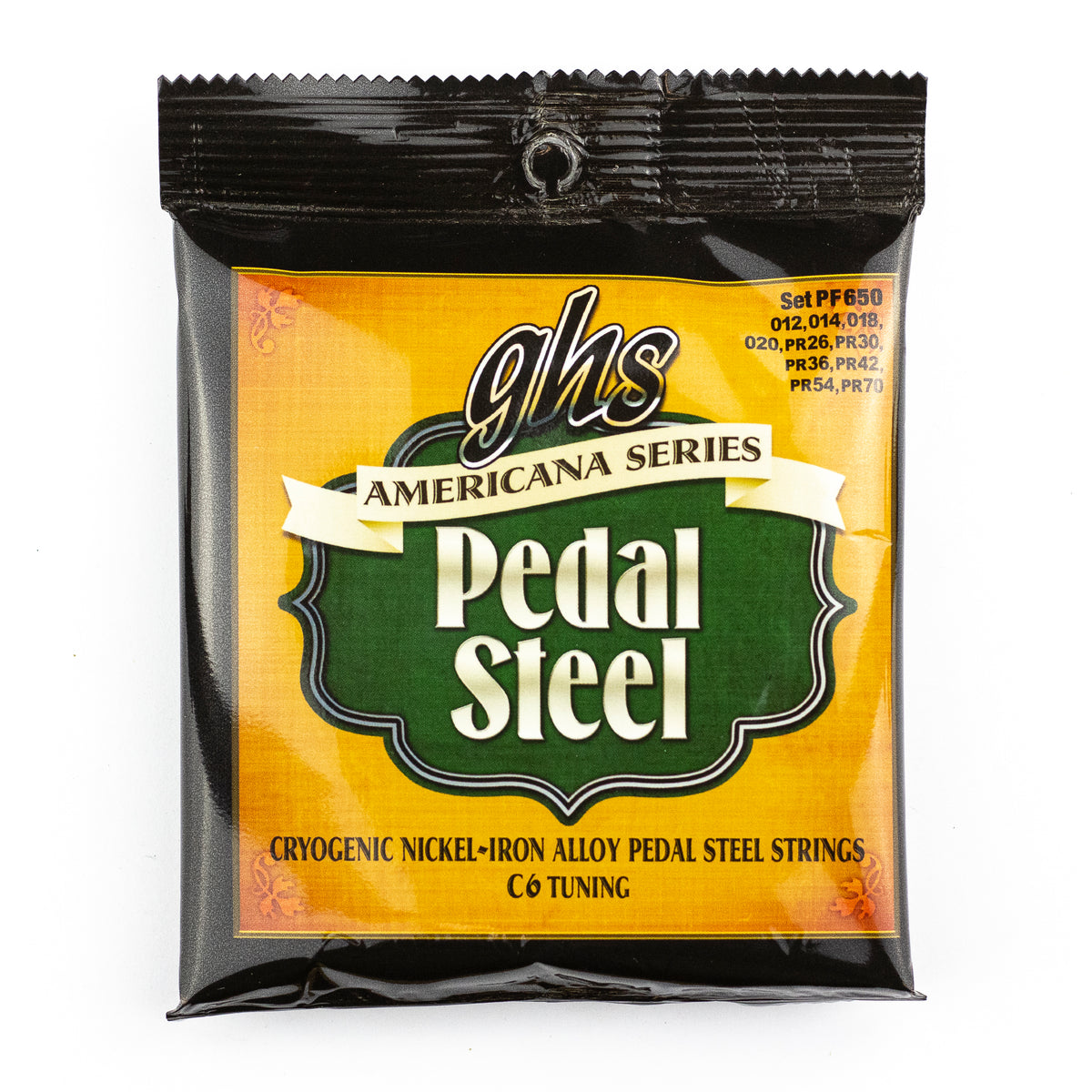GHS Americana Nickel Pedal Steel Strings, C6 Tuning - Strings Direct