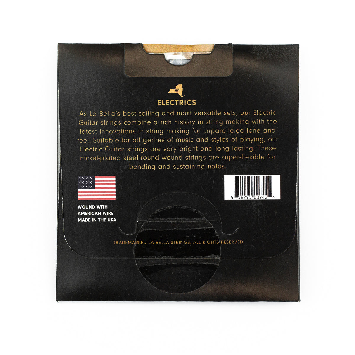 La Bella HRS Nickel-Plated Electric Guitar Strings 9-46 Light - Strings ...