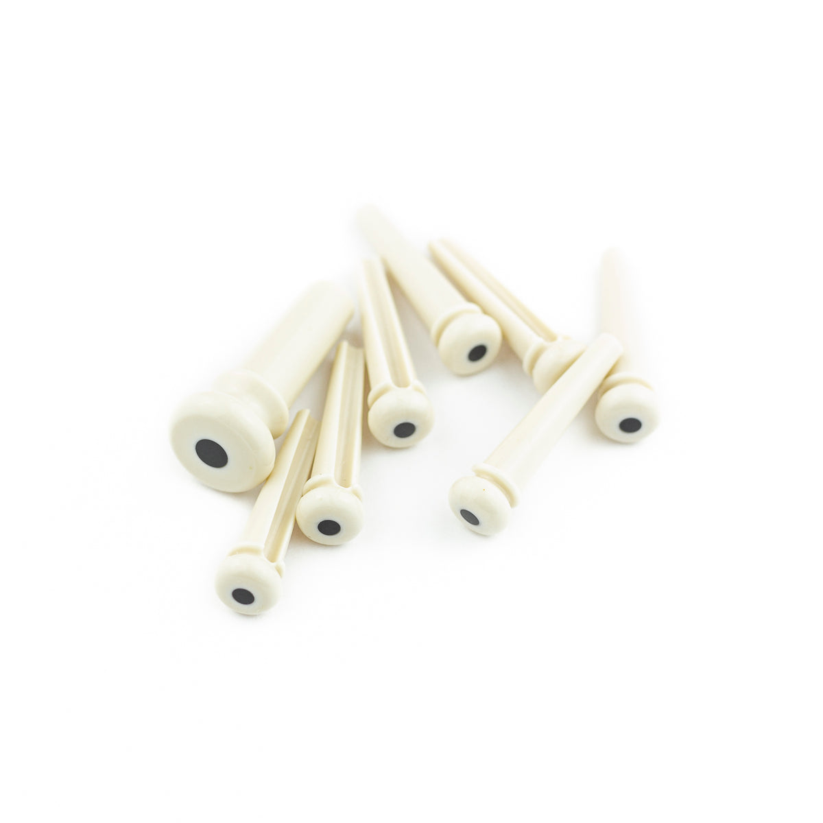 Martin Acoustic Guitar Bridge Pin Set, White w/ Black Dot 18APP28 ...