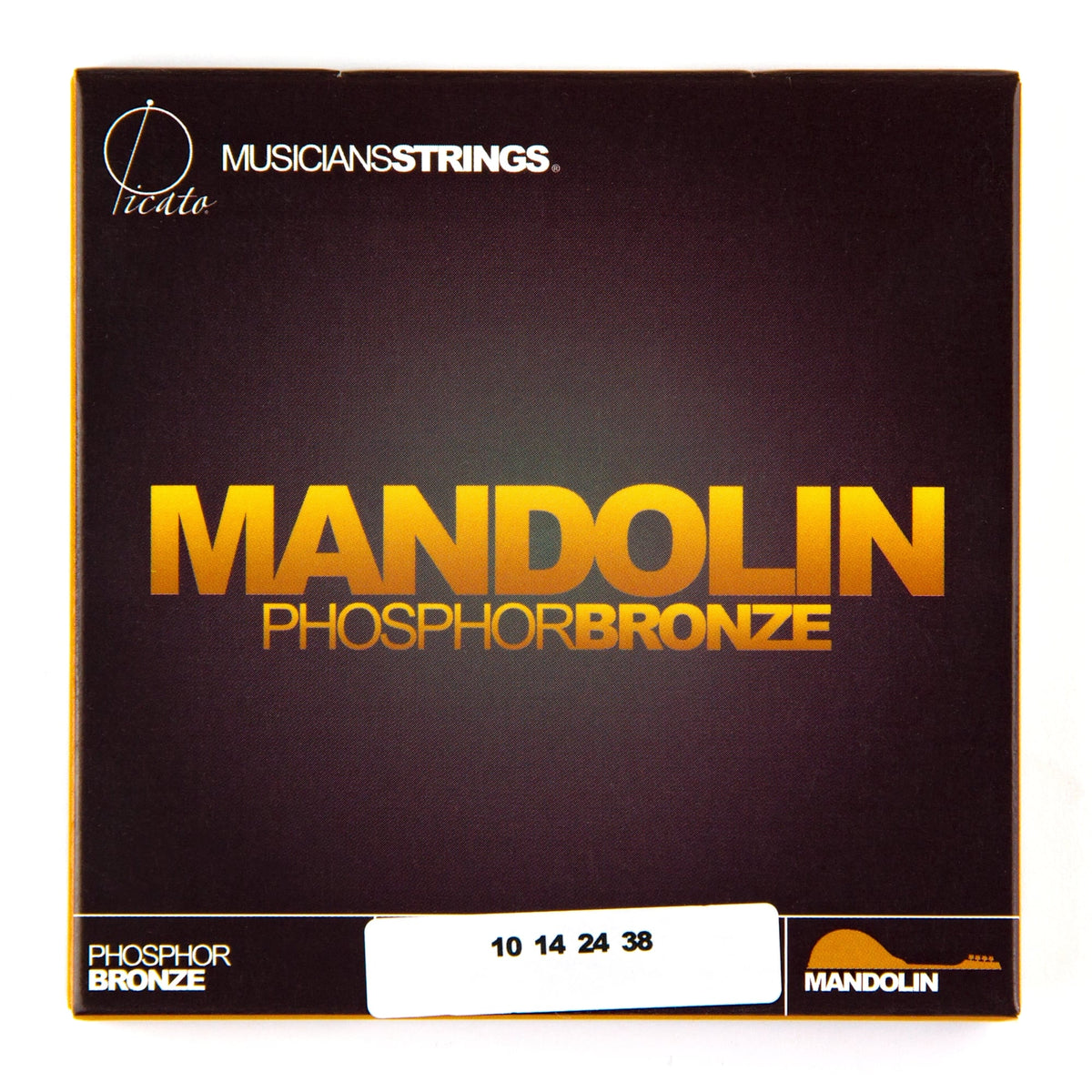Picato Phosphor Bronze 10-38 Mandolin Strings, Ball End - Strings Direct