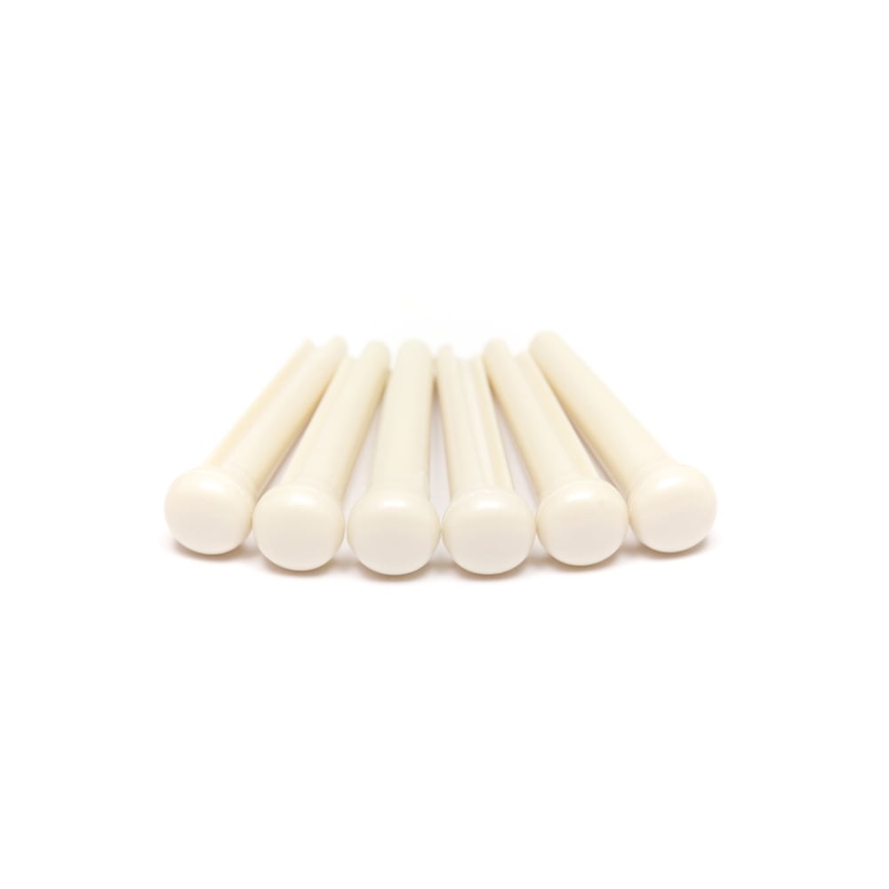 Graph Tech TUSQ Traditional Bridge Pins, White - Strings Direct