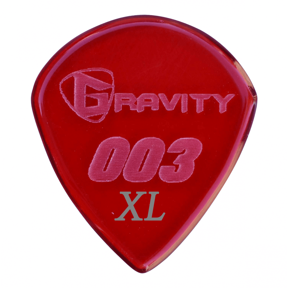 Gravity 003 XL Jazz Plectrum - Polished - Strings Direct