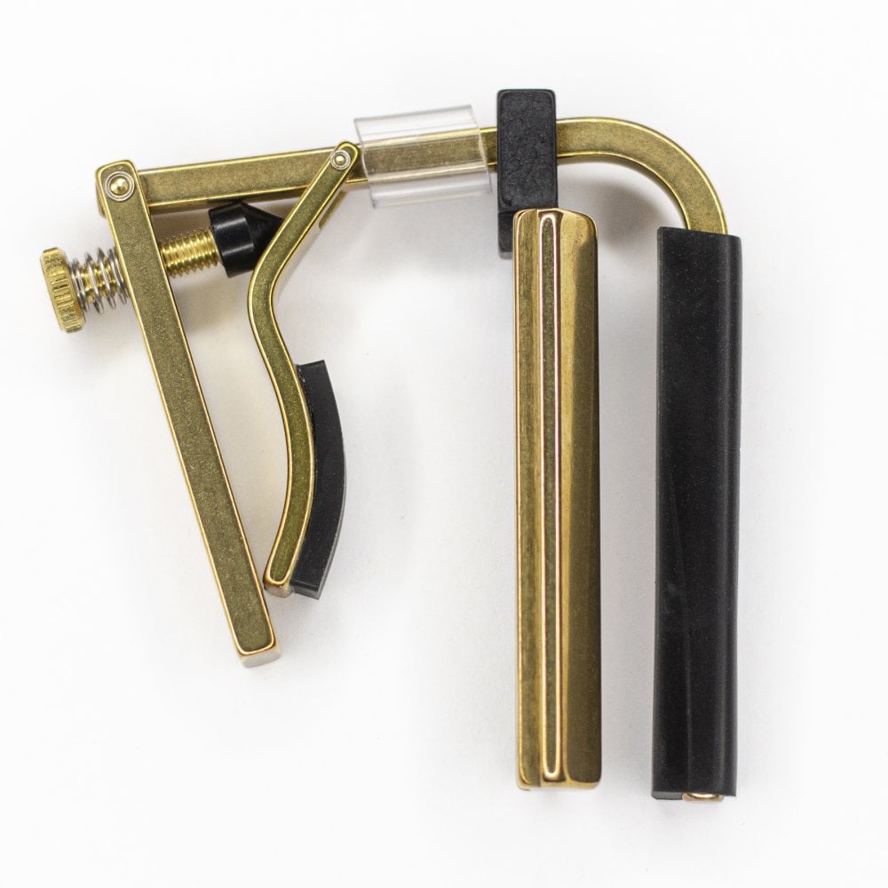 Shubb C6b Dobro Resophonic Guitar Capo - Brass Finish - Strings Direct